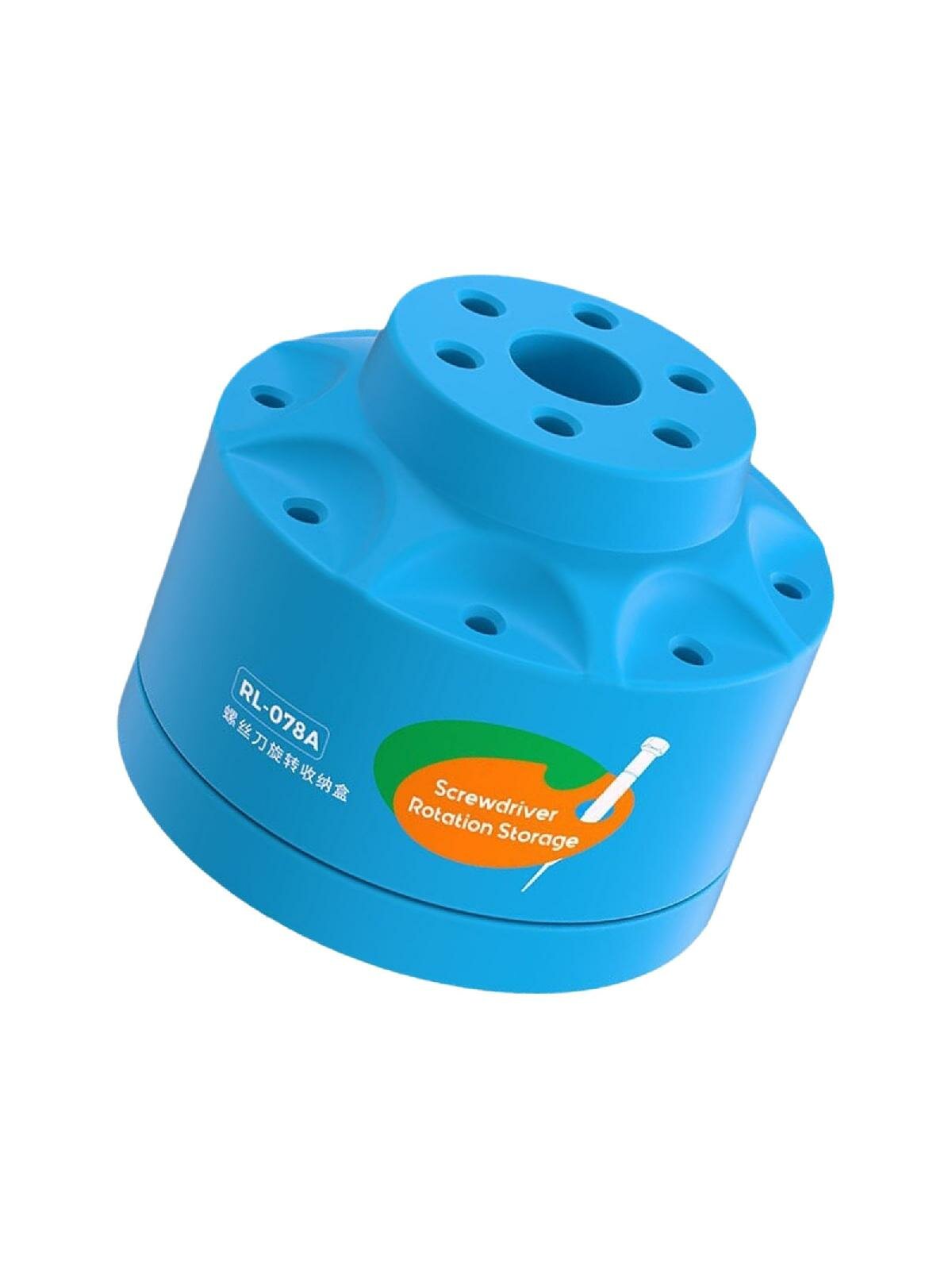 Вращающийся ящик для хранения отверток для ремонта с несколькими отверстиями для мобильного телефона