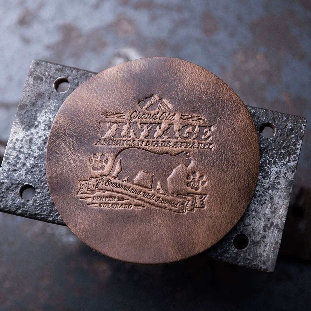 Колорадо оригинальный цвет винтажная подставка из кожи, американские кожаные изделия