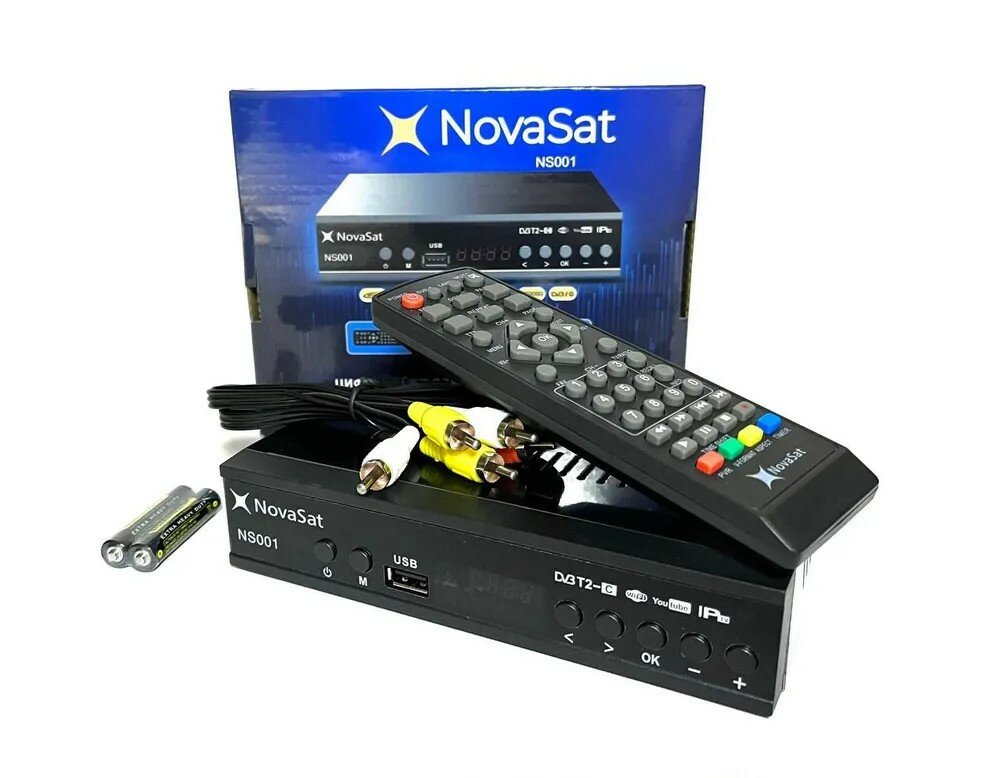 Ресивер эфирный цифровой DVB-T2/C NovaSat NS001
