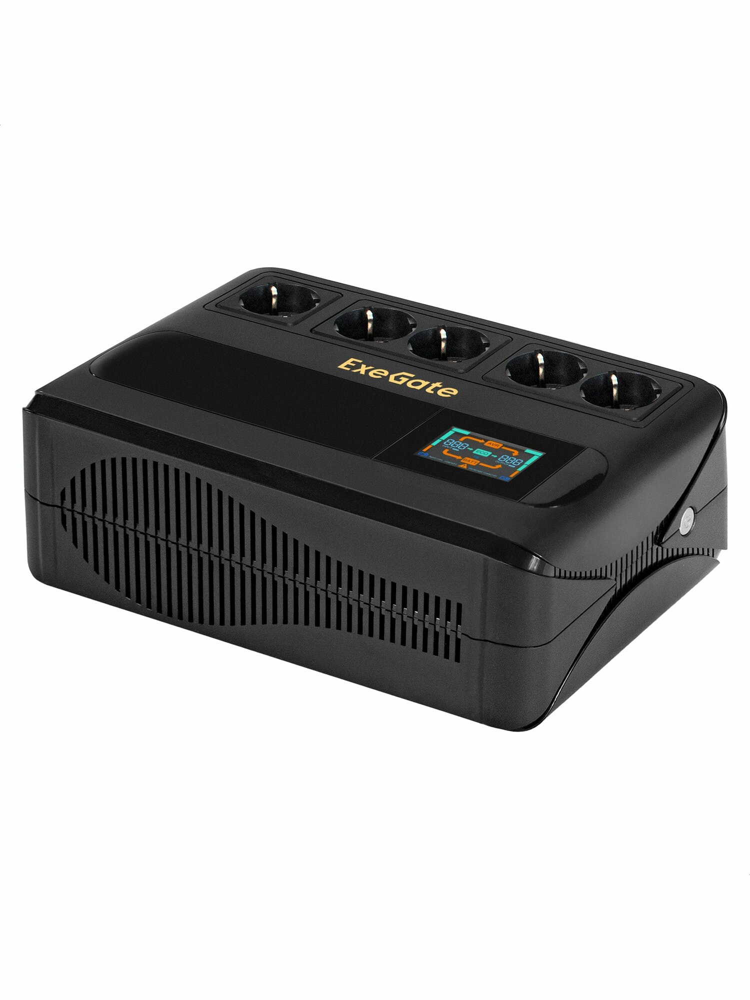 Источник бесперебойного питания ExeGate NEO Smart BU-800. LCD. AVR.5SH EX295685RUS