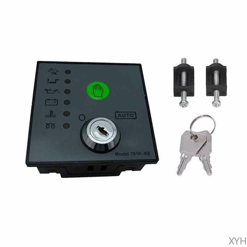 Контроллер генератора DSE701AS Модуль автоматического запуска с ключами Панель управления генератором Аксессуары для автоматического запуска