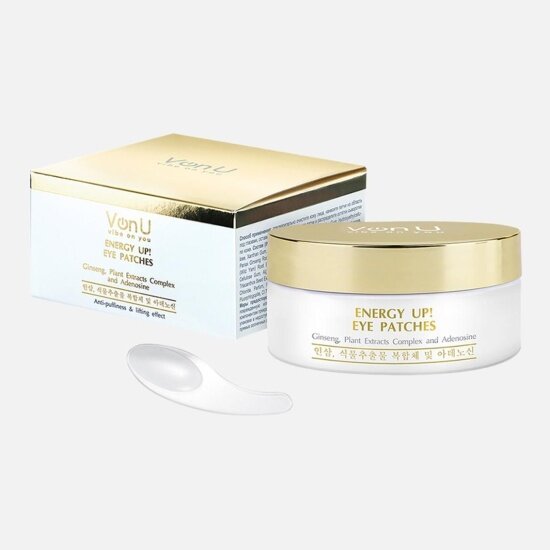 Тонизирующие лифтинг-патчи для глаз Von-u ENERGY UP!
