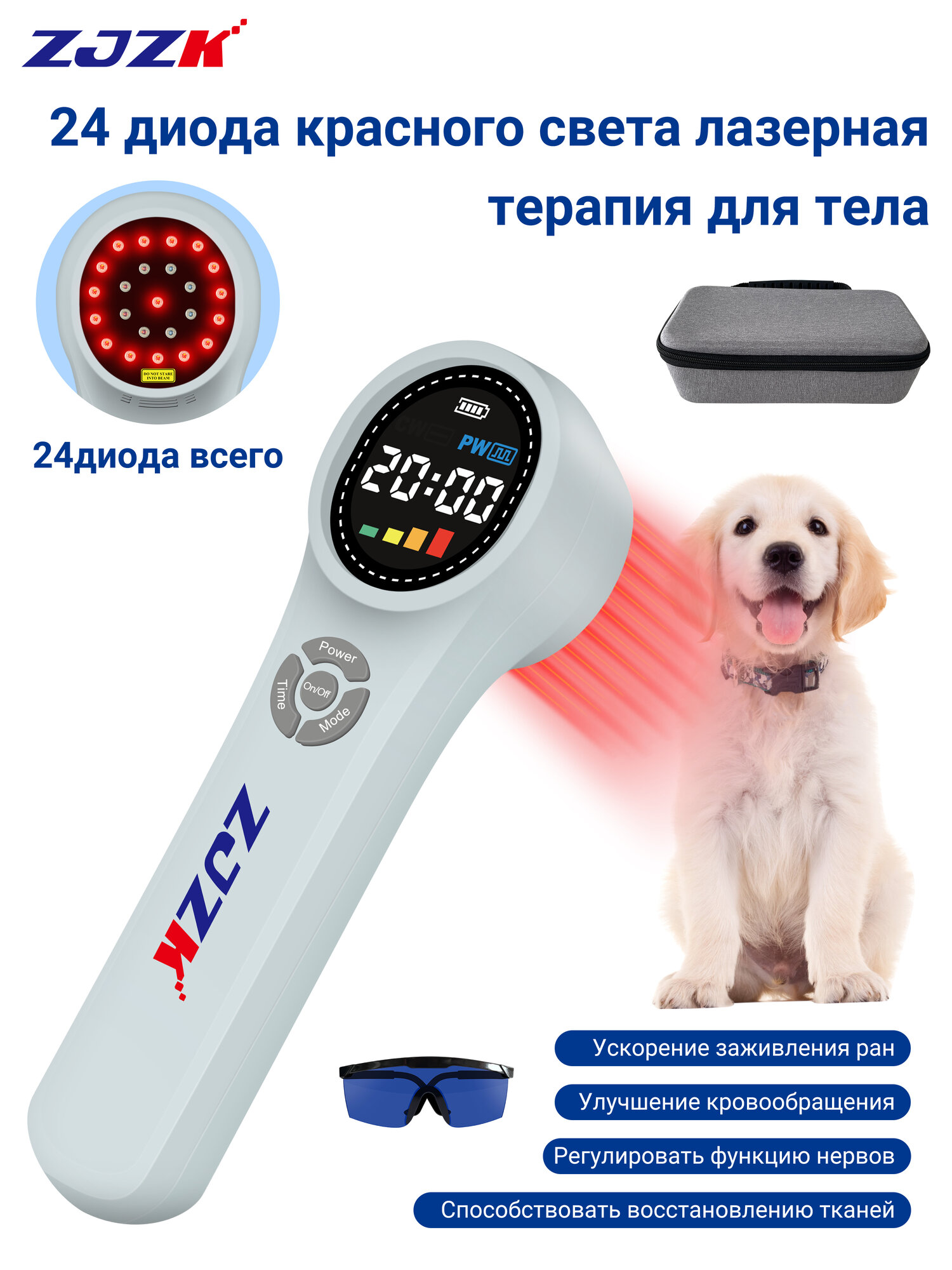 Неинвазивный аппарат лллт для домашней холодной лазерной терапии – облегчение боли в суставах, шее и коленях