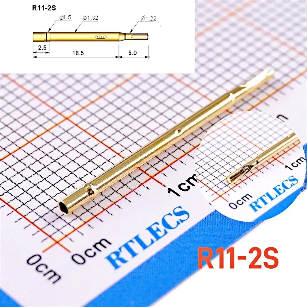 RTLECS Тестовые щупы R11-2S позолоченные