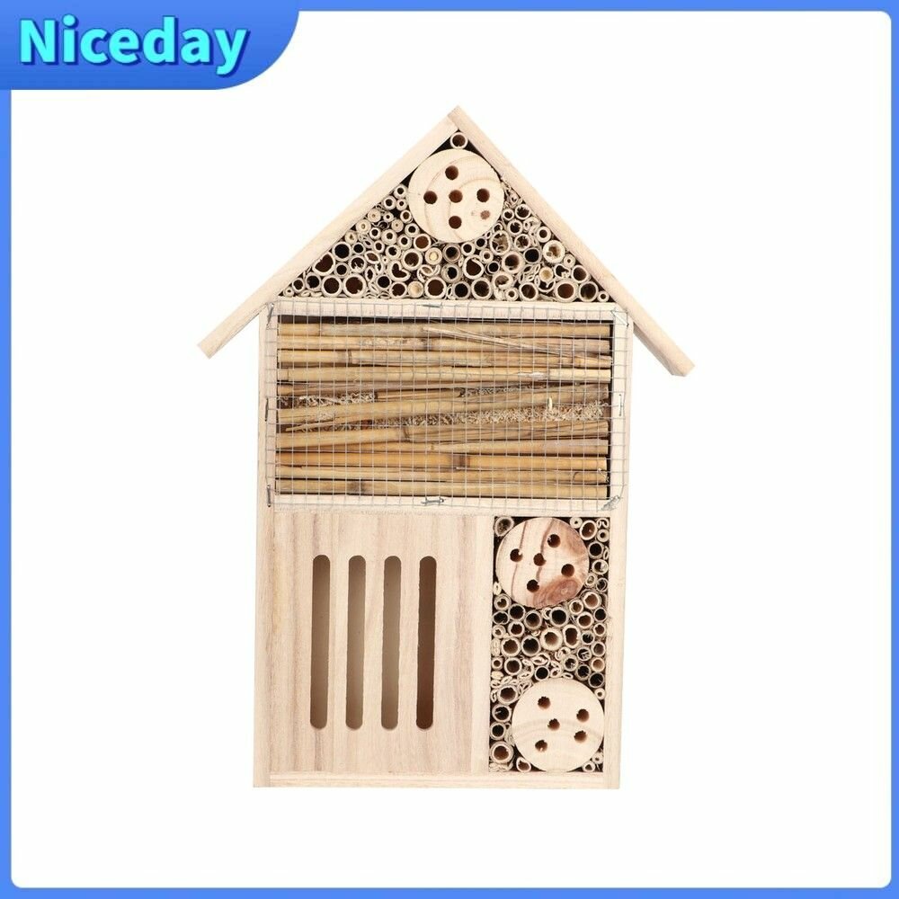 Садовый деревянный пчелиный домик, укрытие для скворечника, украшение тип A