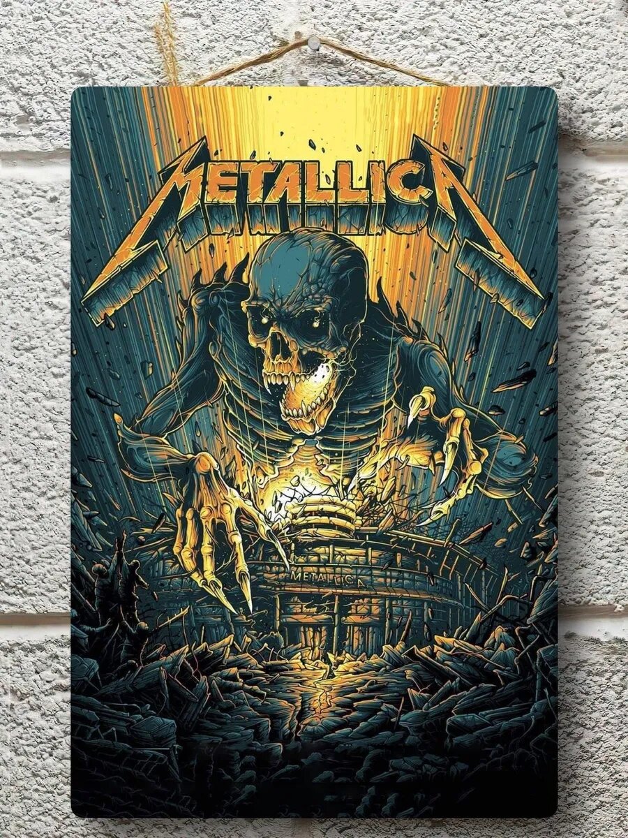 Постер "Metallica", 30 см х 20 см