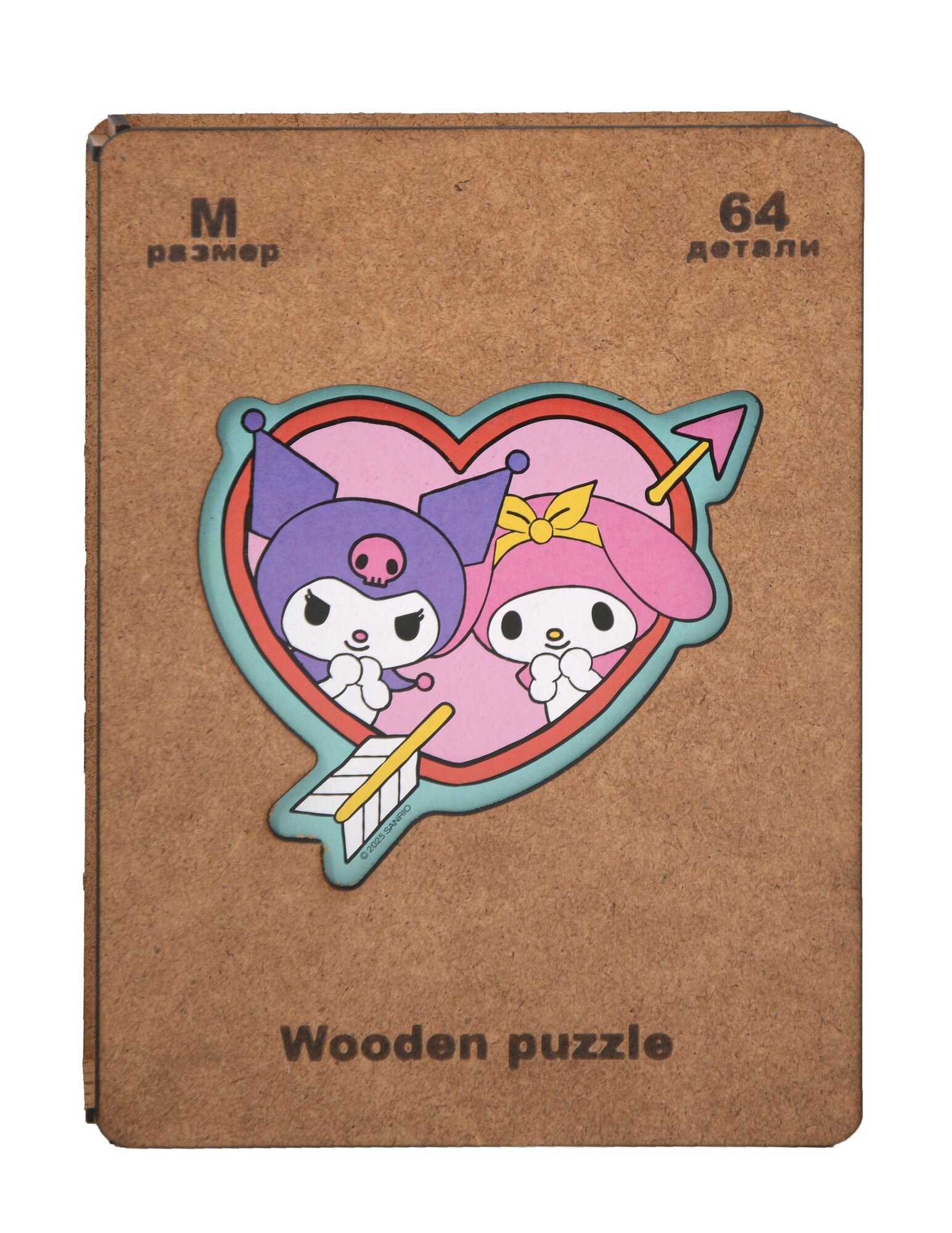 Пазл фигурный 64 дет. Sanrio Best friends (8+) (дерев. коробка)
