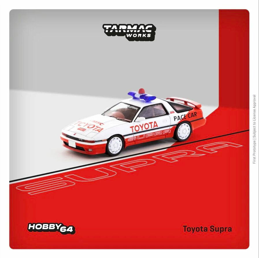 Коллекционная машинка Tarmac Works 1:64 Toyota Supra Pace Car