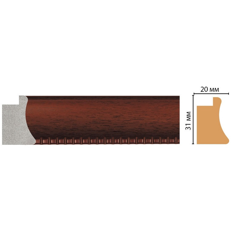 Багет Decomaster FM7-4 В31хШ20хД2850 мм / Декомастер.