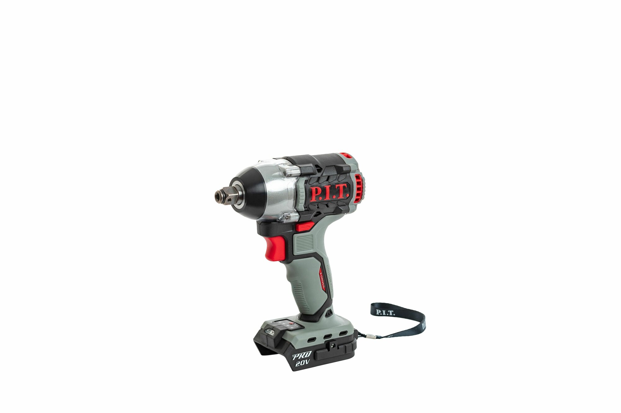 Гайковерт ударный аккумуляторный бесщеточный P.I.T. OnePower PIW20H-300B SOLO, 20В, 300Нм, без АКБ и ЗУ