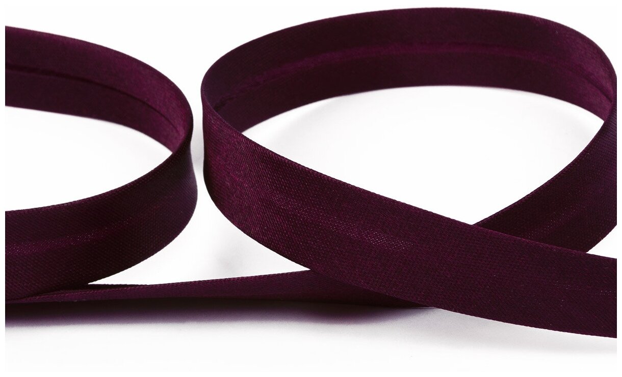 Косая бейка "Gamma" GK-15P 14 - 15 мм 132 м 1 м №116 темно-лиловый