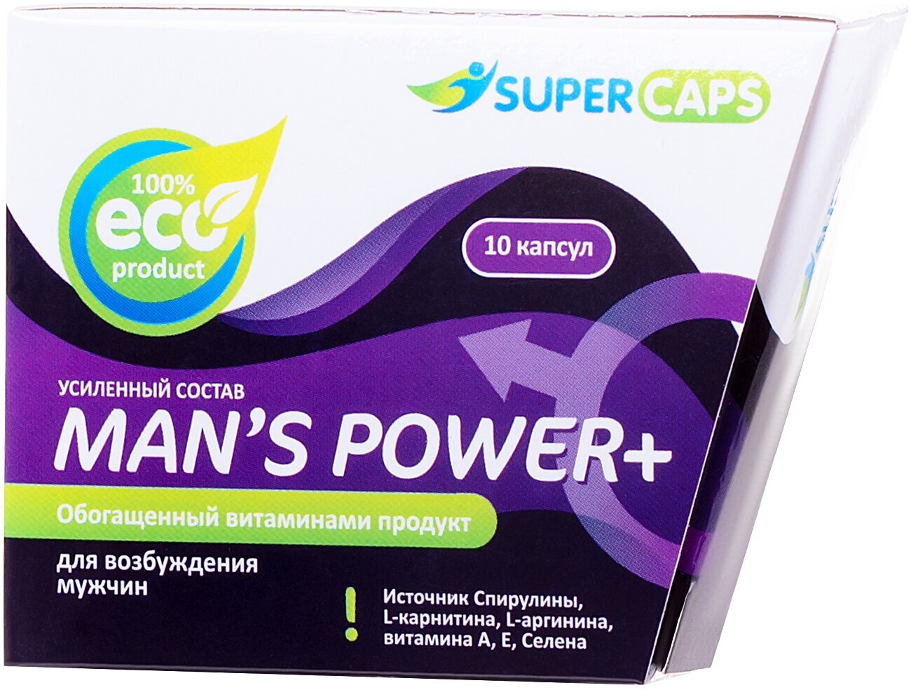 Капсулы для мужчин, Man"s Power плюс возбуждающее средство, 10 шт.