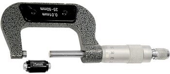 Микрометр MATRIX, переносной, 75 мм-100мм, металлический, в кейсе