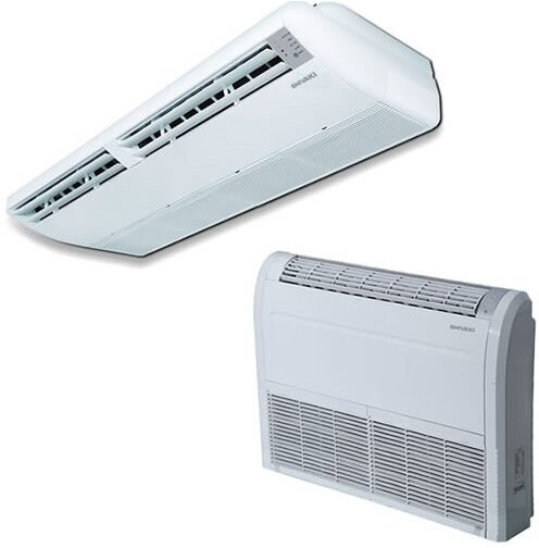 Напольно-потолочная сплит-система Shivaki SFH-369BE, кондиционер для помещений на 100 кв. м, пульт ДУ в комплекте