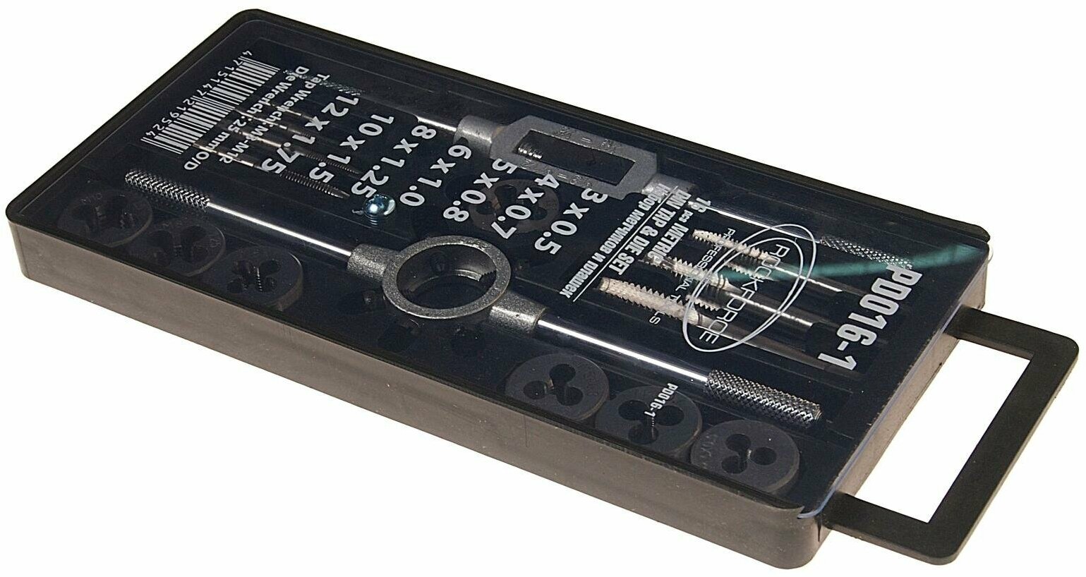 Набор метчиков и плашек метрических 16 предметов ROCKFORCE