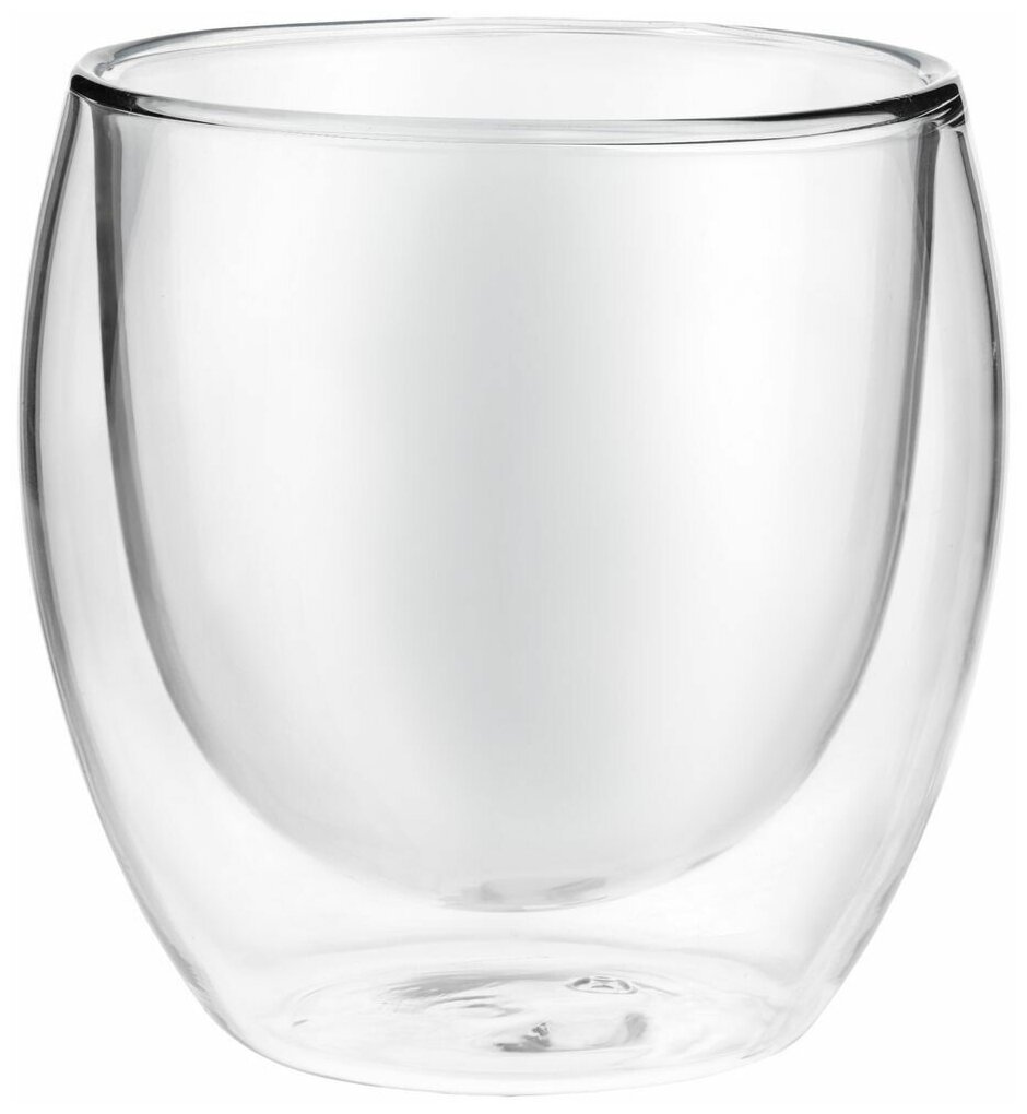 Стакан с двойными стенками для воды Glass Bubble 250 мл подарок мужчине парню папе девушке женщине маме подруге