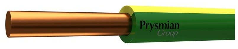 Провод ПуВнг(А)-LS 1х6 Ж/З 450/750В (м) РЭК-PRYSMIAN 0601070301