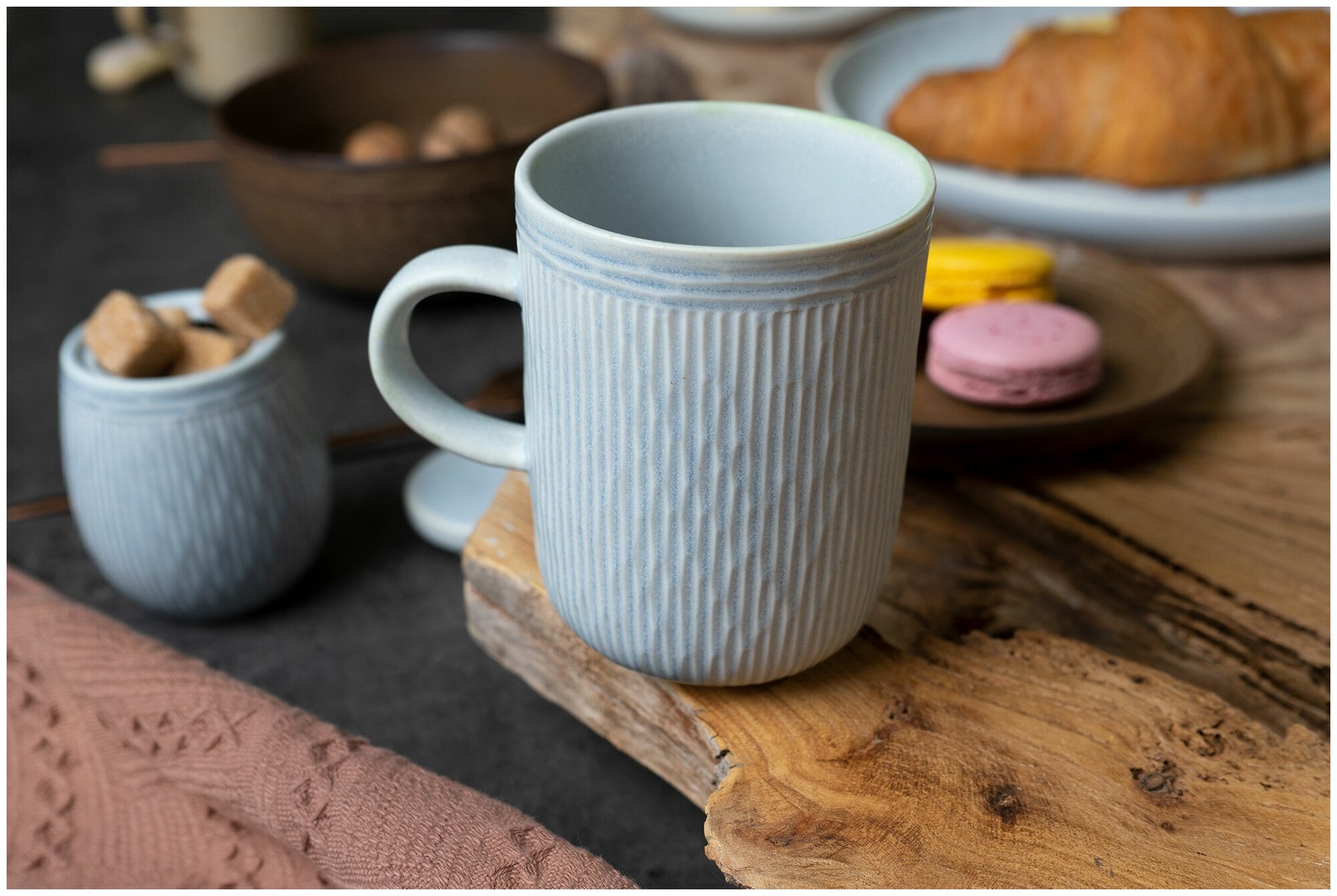 Кружка керамическая для чая BILLIBARRI "Old Stream" 350 мл Violet