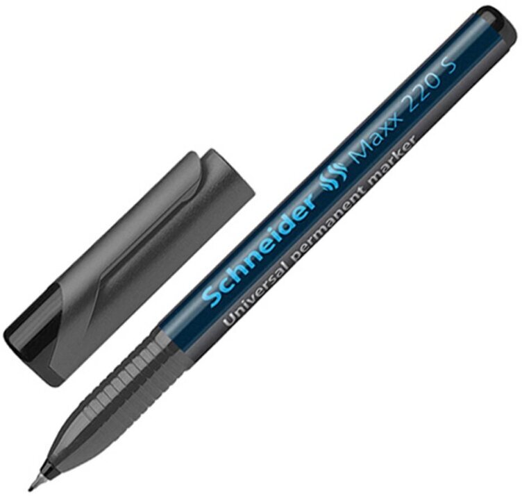 Маркер перманентный Schneider Maxx 220S 0,4 мм черный 1556228