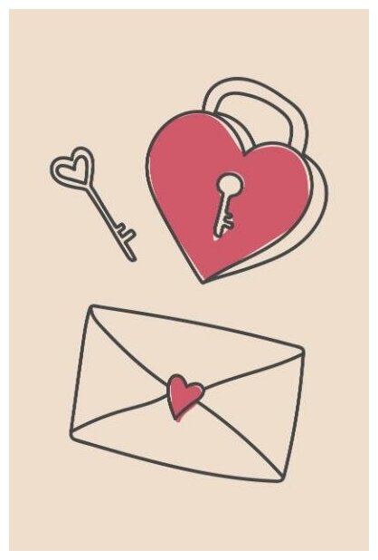 Постер / Плакат / Картина Замок-сердце 50х70 см в подарочном тубусе