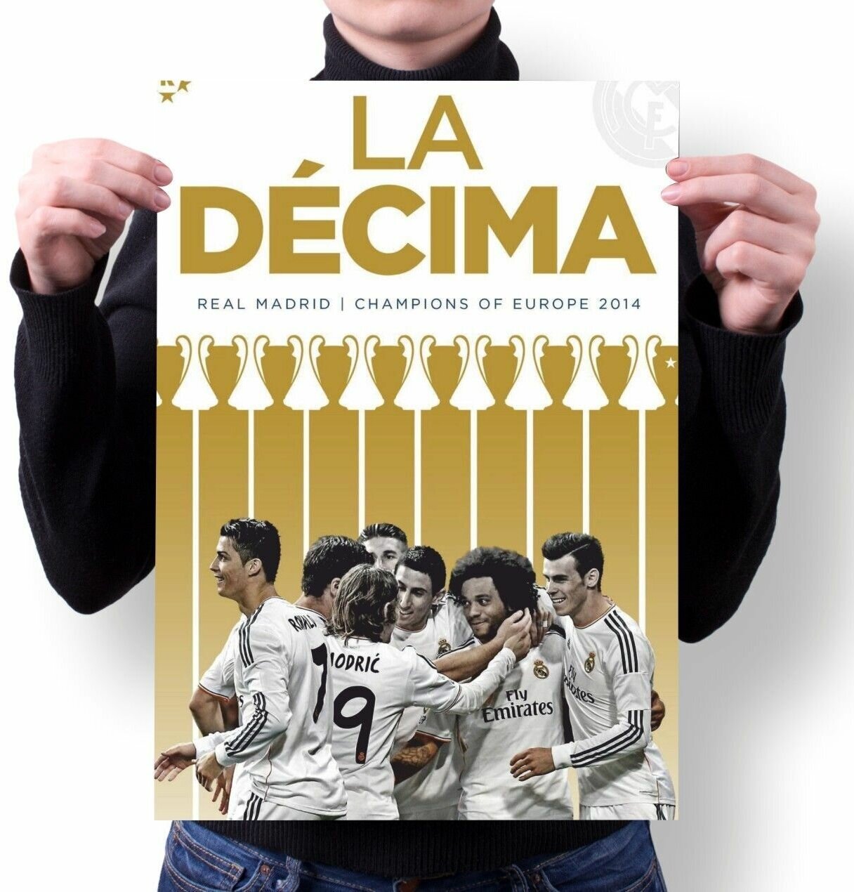 Плакат А4 футбольный клуб Реал Мадрид - Real Madrid № 29