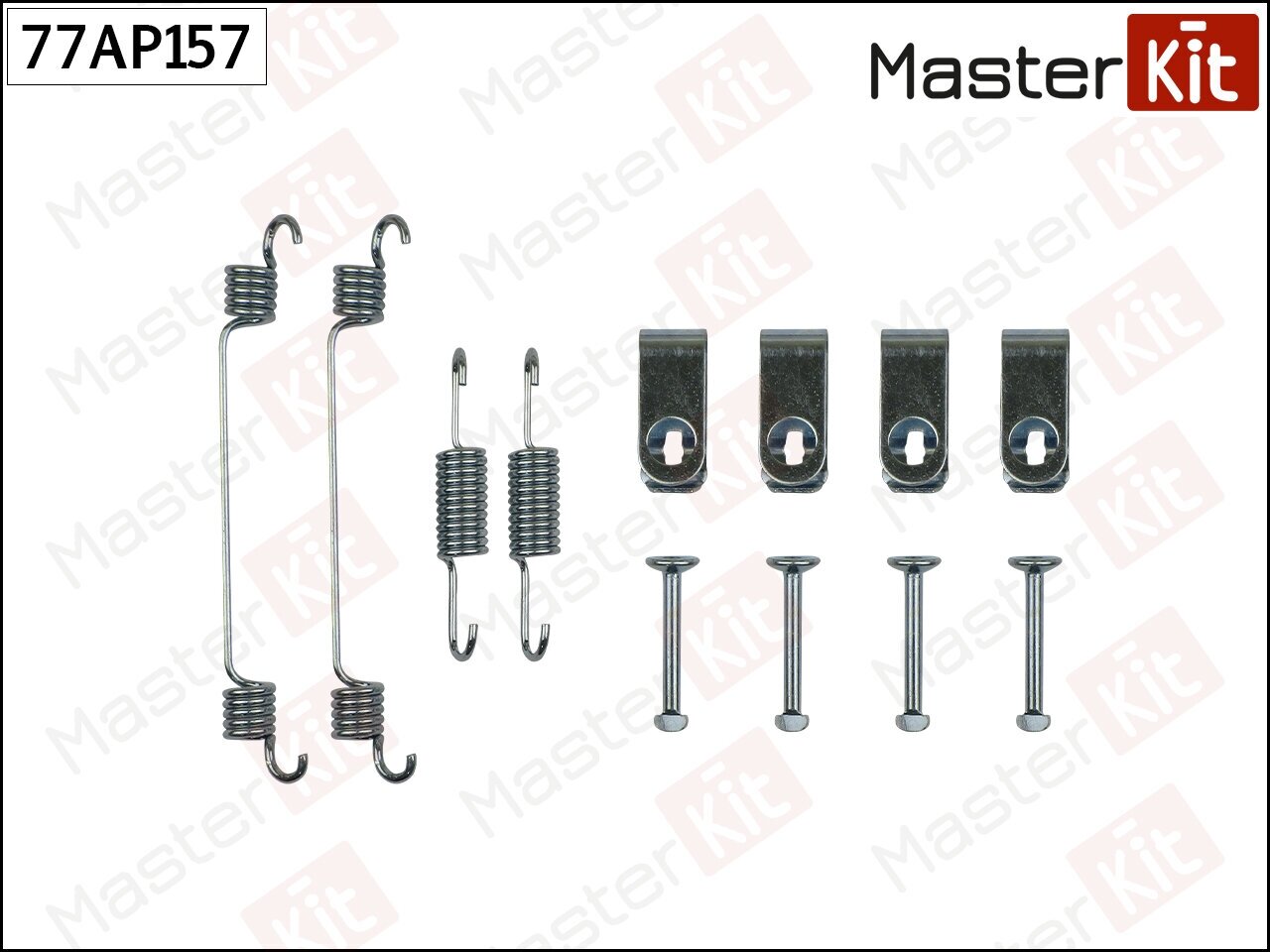 Комплект установочный барабанных колодок Master KiT 77AP157
