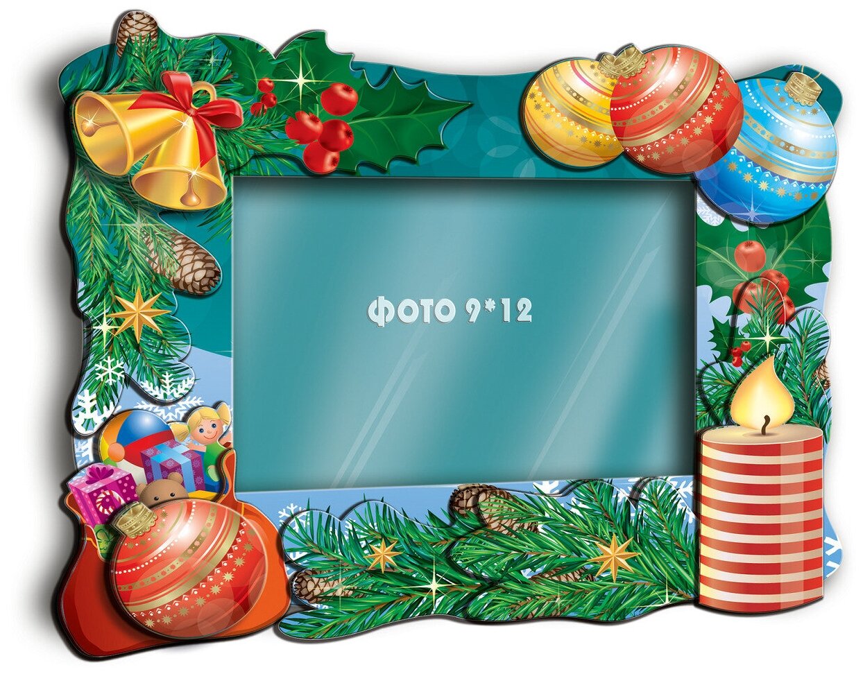 Vizzle Объемная фоторамка мини " Новогодняя ночь" МФ0001