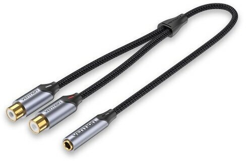 Переходник Jack - RCA Vention BCOHY 0.3m