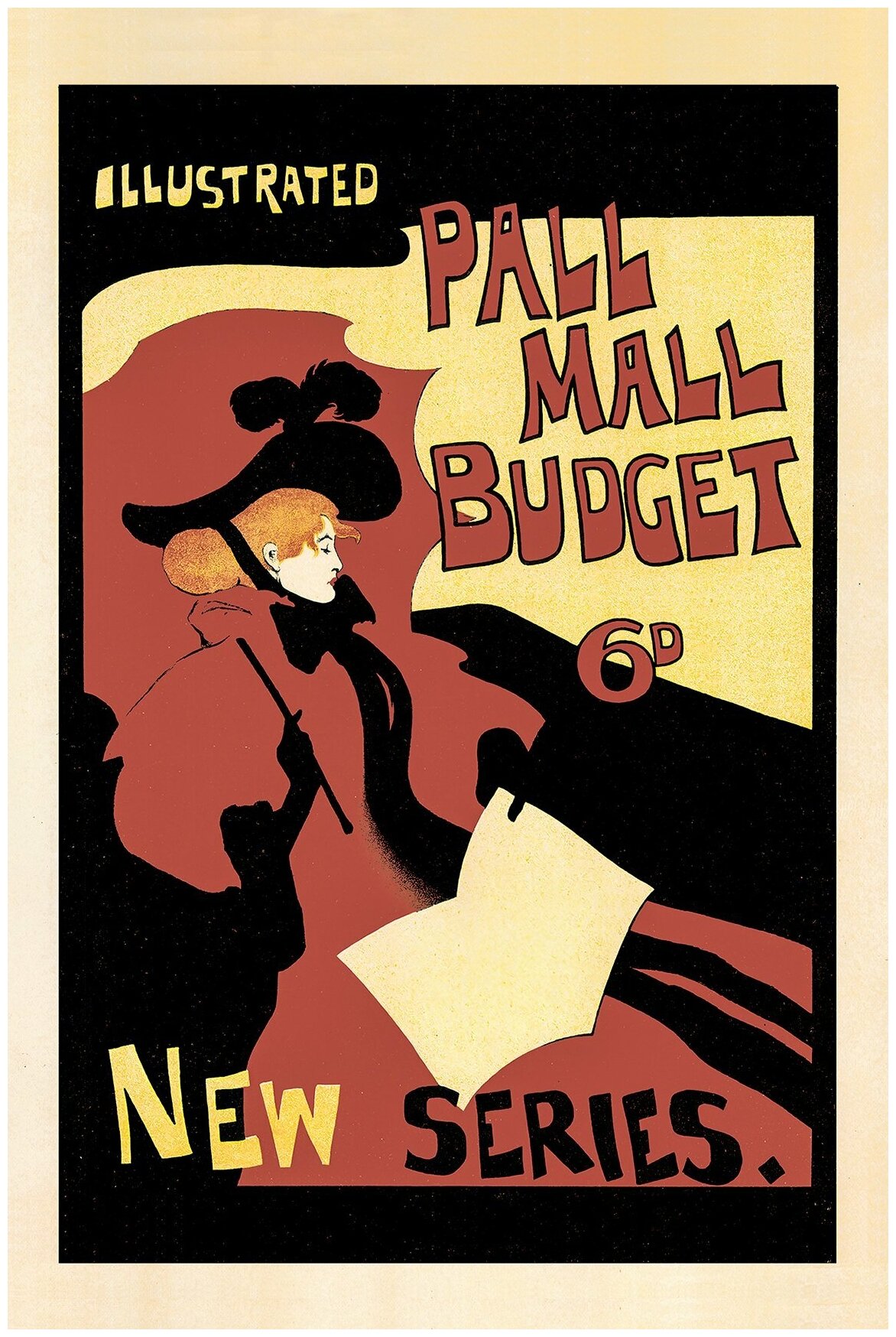 Постер / Плакат / Картина Рекламный плакат - Pall Mall Budget 40х50 см в подарочном тубусе