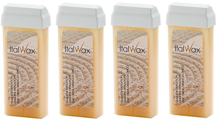 Воск в картридже Оксид цинка ITALWAX NATURA Zinc oxide, 100 мл (комплект из 4 штук)