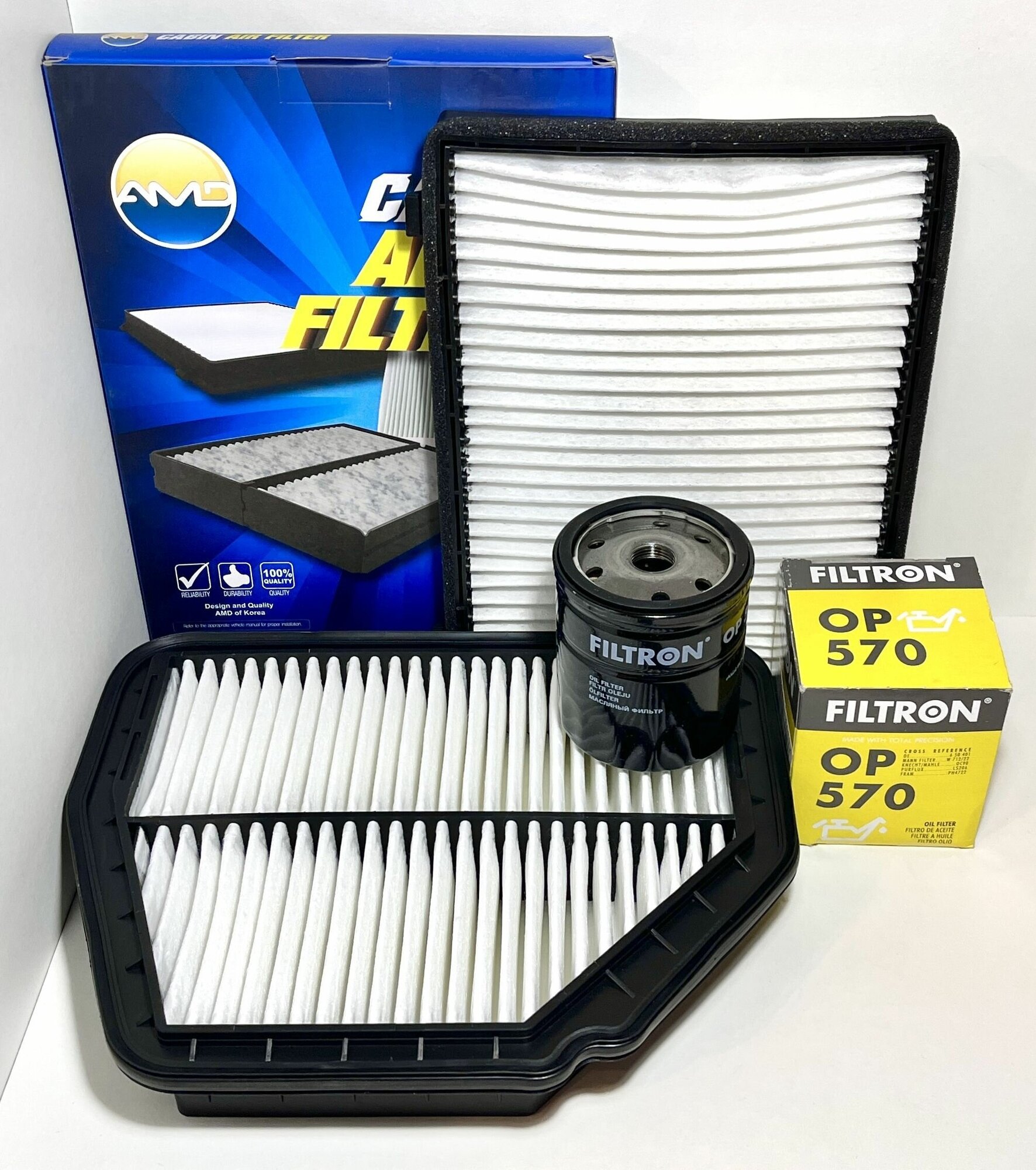 Комплект фильтров Chevrolet Captiva 2.4 136 л. с.(Шевроле Каптива 2006 - 2011) фильтр воздушный + салонный + масляный