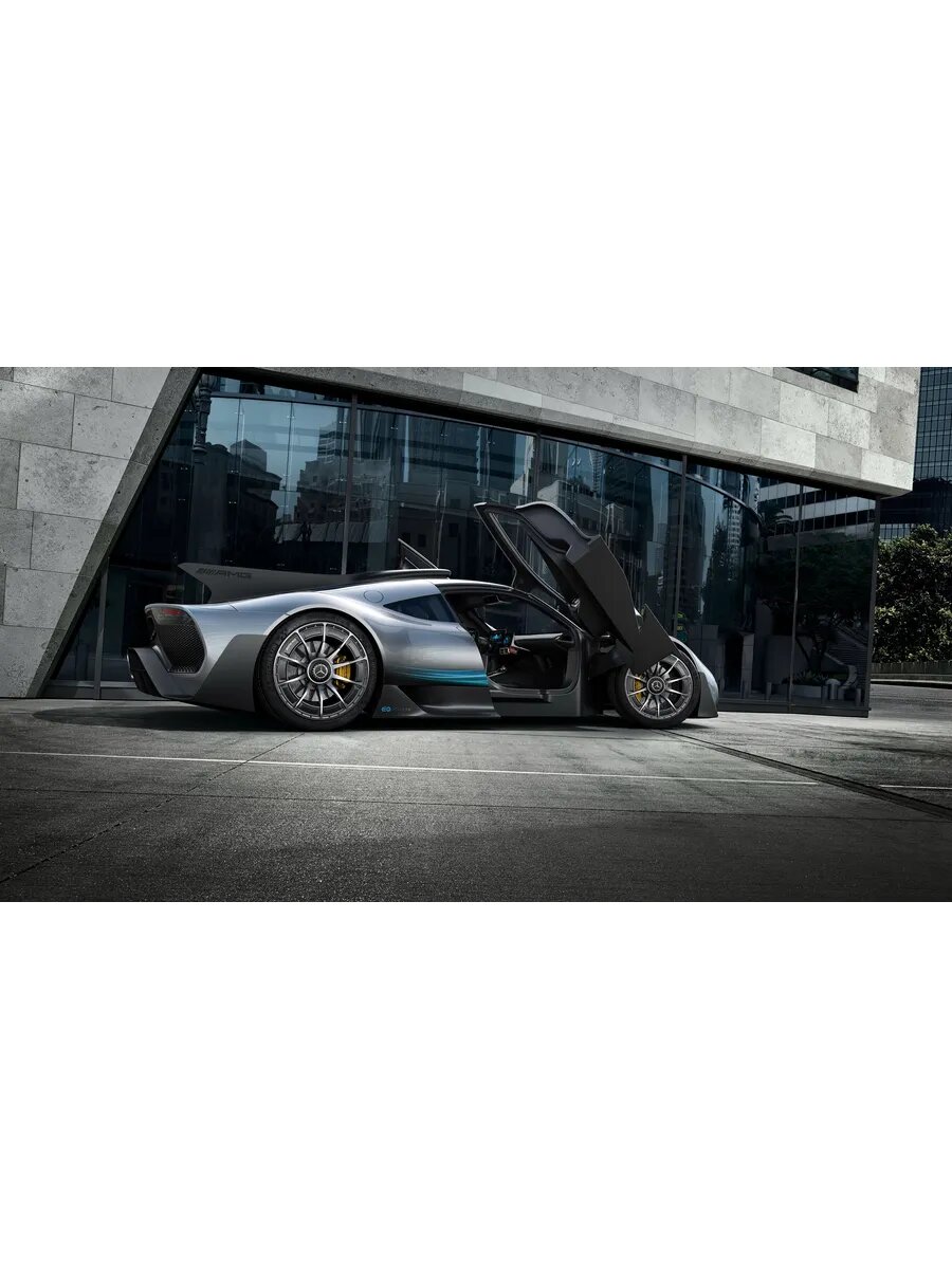 Плакат "mercedes amg project one 2017 tz" А4