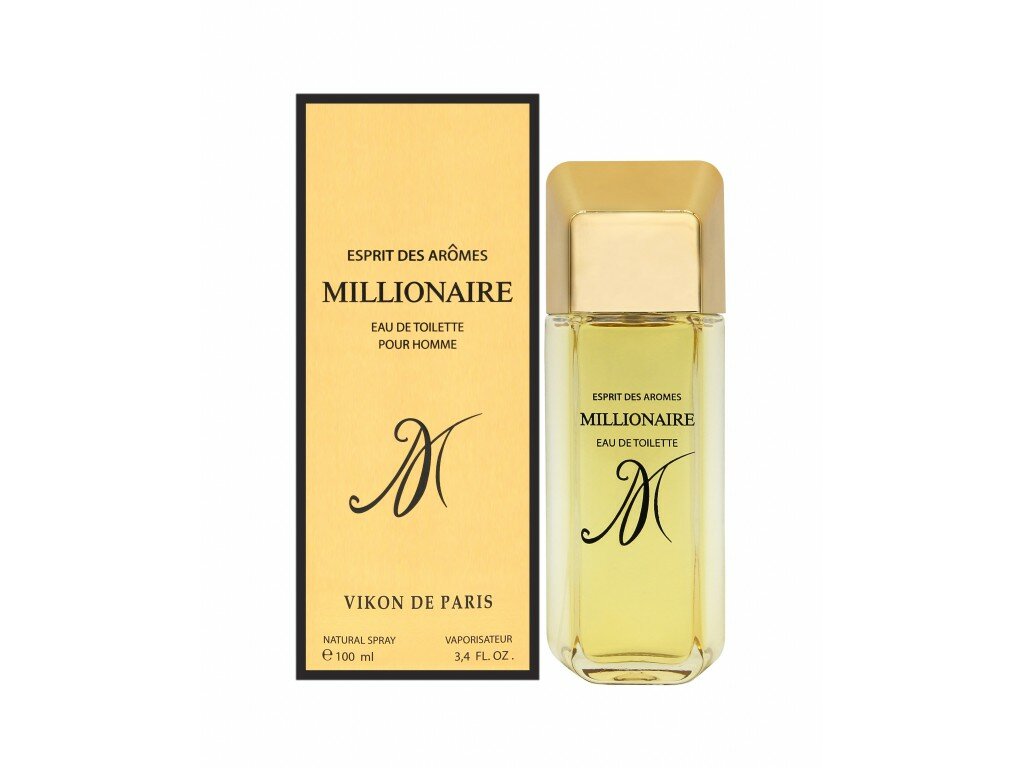 Туалетная вода Vikon de Paris "Миллионер", мужская, древесно-фруктовая, 100мл