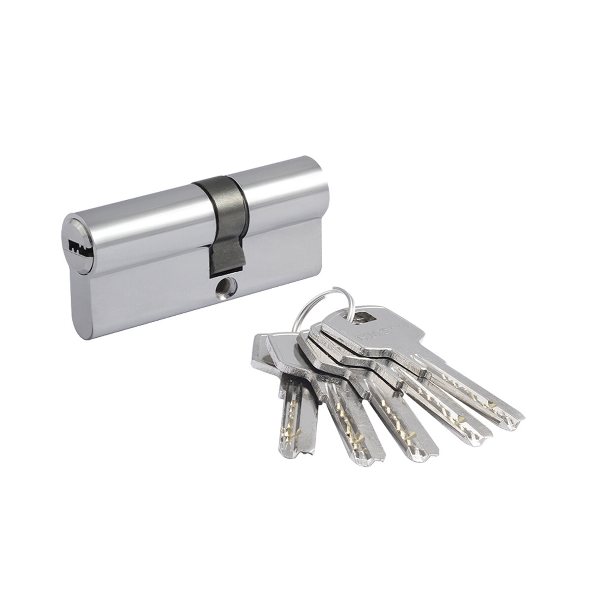 Цилиндровый механизм Нора-М STD AL ЛП-70 (40-30), ключ/ключ, хром