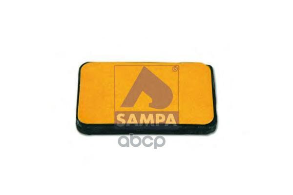 Отбойник рессоры! (мр) пластина 59.5x89.5x7.5 MB SAMPA арт. 011249