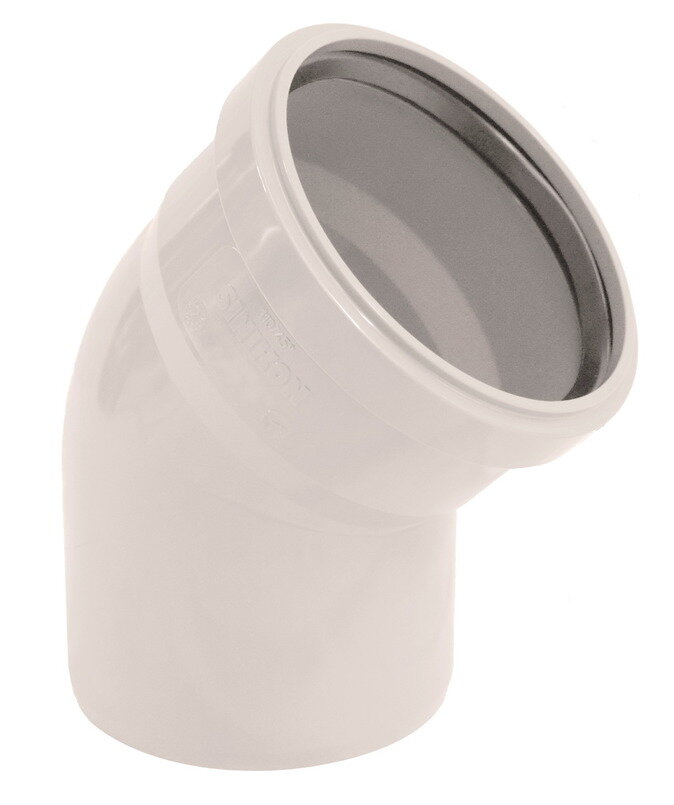 Отвод бесшум. D110 х 45`