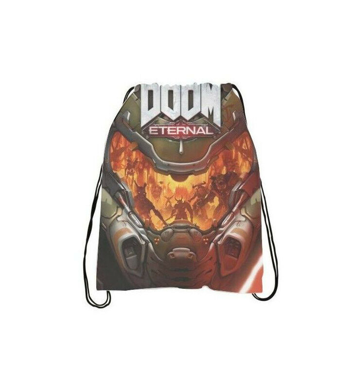 Сумка-мешок GOODbrelok с принтом "Дум Doom" - 5