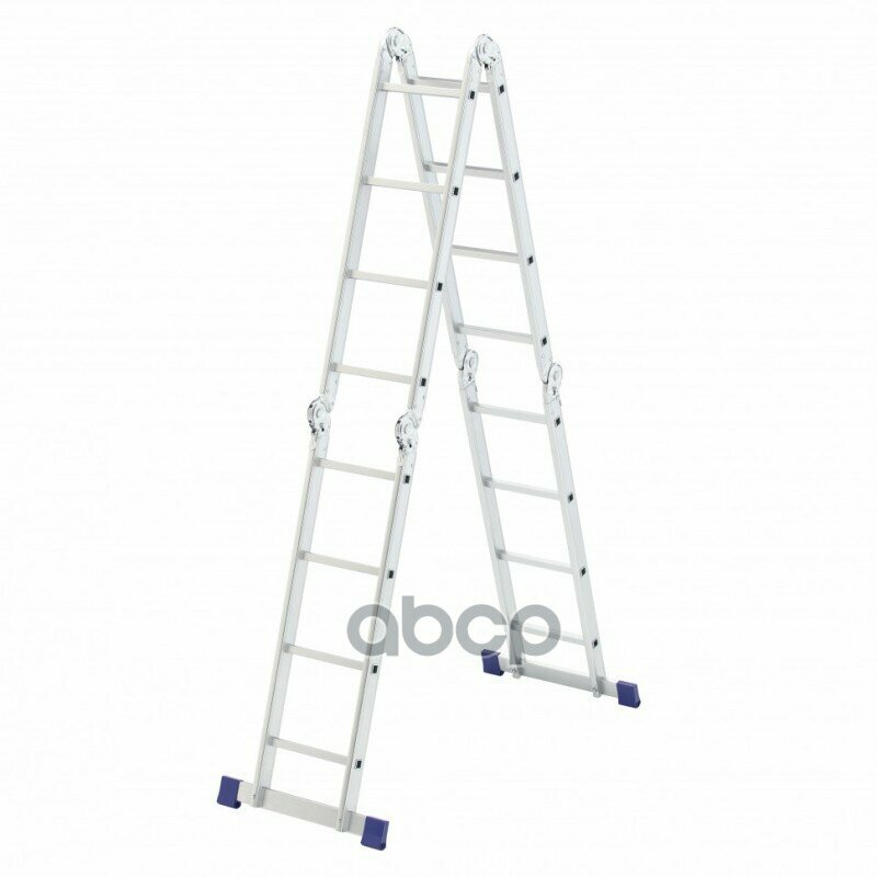 Лестница-трансформер двухсторонняя 5.15м алюминиевая СИБРТЕХ Сибртех арт. 97882
