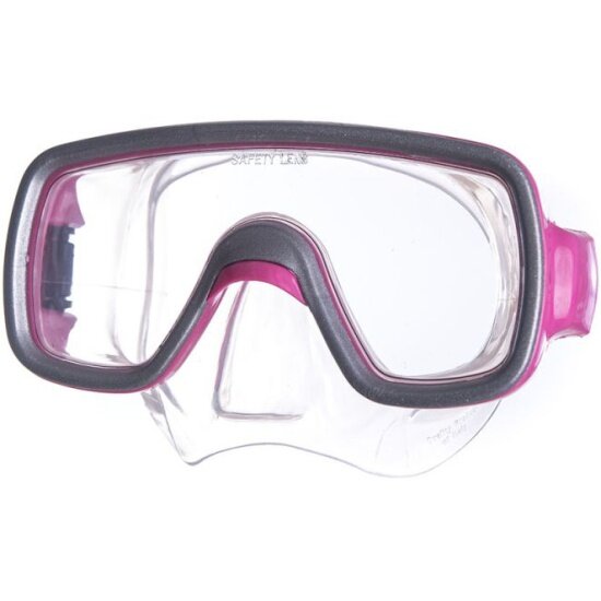 Маска Salvas Geo Jr Mask, для плавания арт. CA105S1FYSTH, безопасн. стекло, силикон, размер: Junior, розовый