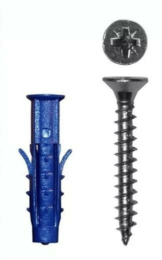 Дюбель с Шурупом 6*30 (15 шт. BL) (цена за уп.) Накрепко 102304