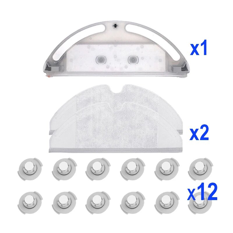 Бак для воды Xiaomi Roborock 1/2 S5 S50 S51 S55 S6 S60 S65 E25 E35 E20 C10 T4 T6 Белый, kit2