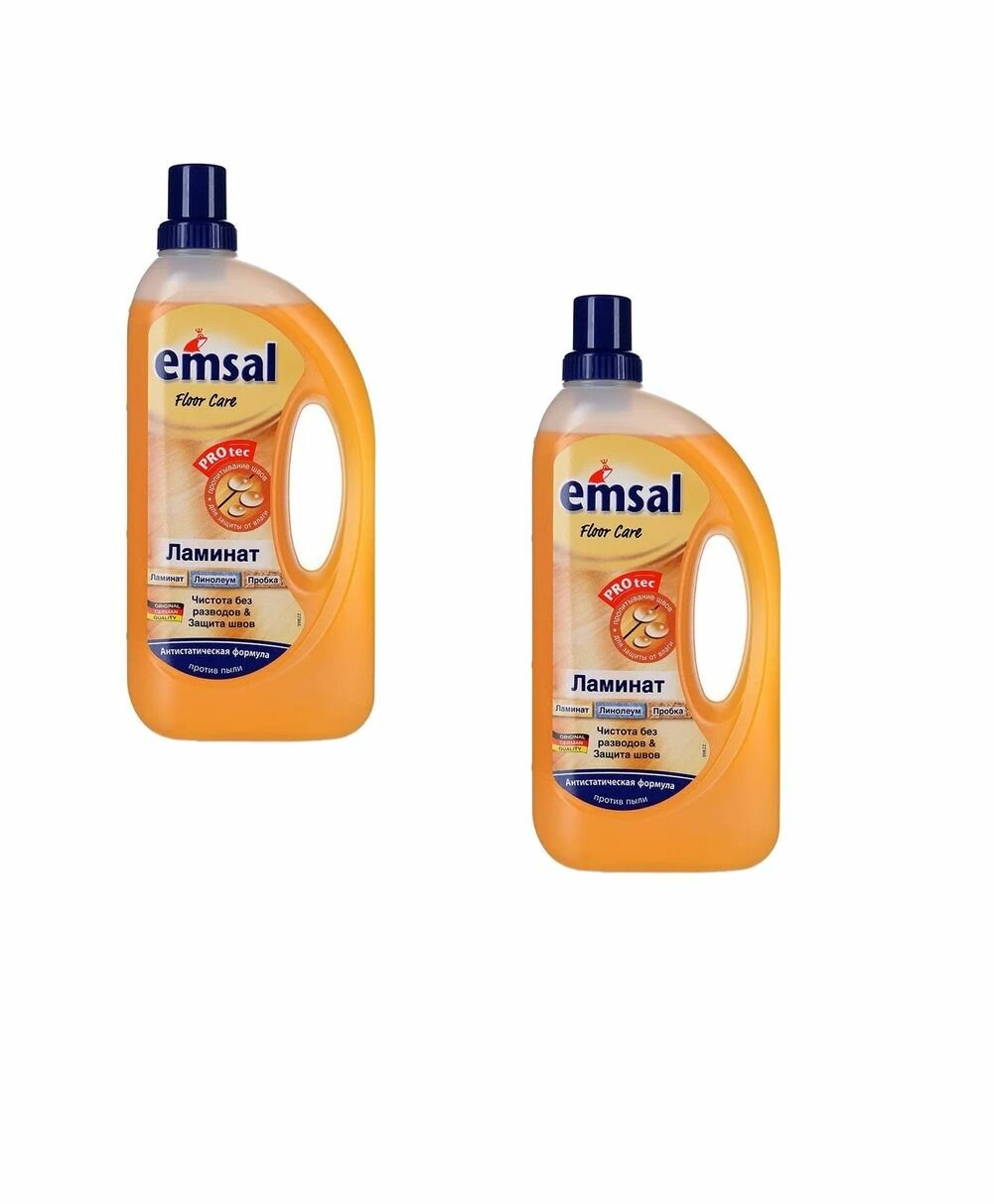 Emsal Средство чистящее для пола Ламинат, 1 л,2 шт