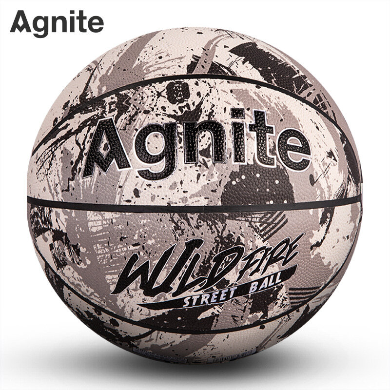 Баскетбольный мяч Angnet FD107PU7, №7, серый