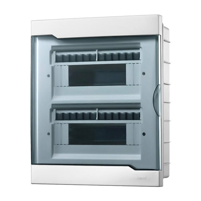 Бокс с прозрачной крышкой ЩРВ-П-24 для внутр уст 24-х модульных устройств