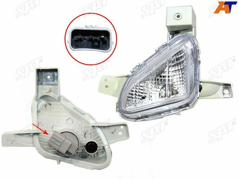 . SAT Фара противотуманная для HYUNDAI SONATA 17-20 правая