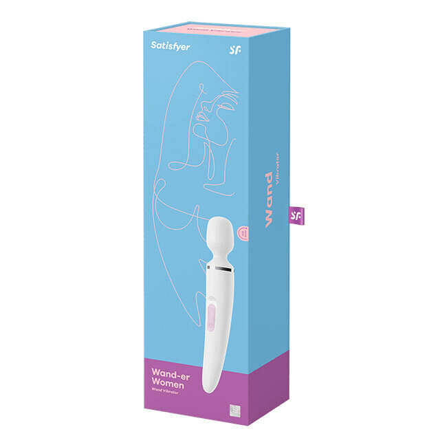 Вибратор Satisfyer Wand-er Woman / Секс-игрушки 18+ / Интимные товары для взрослых 18 плюс / Интим игрушки для секса 18 + / Эротические игрушки для взрослых