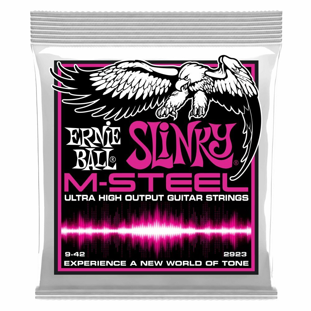 Ernie Ball 9-42 M-Steel Super Slinky 2923