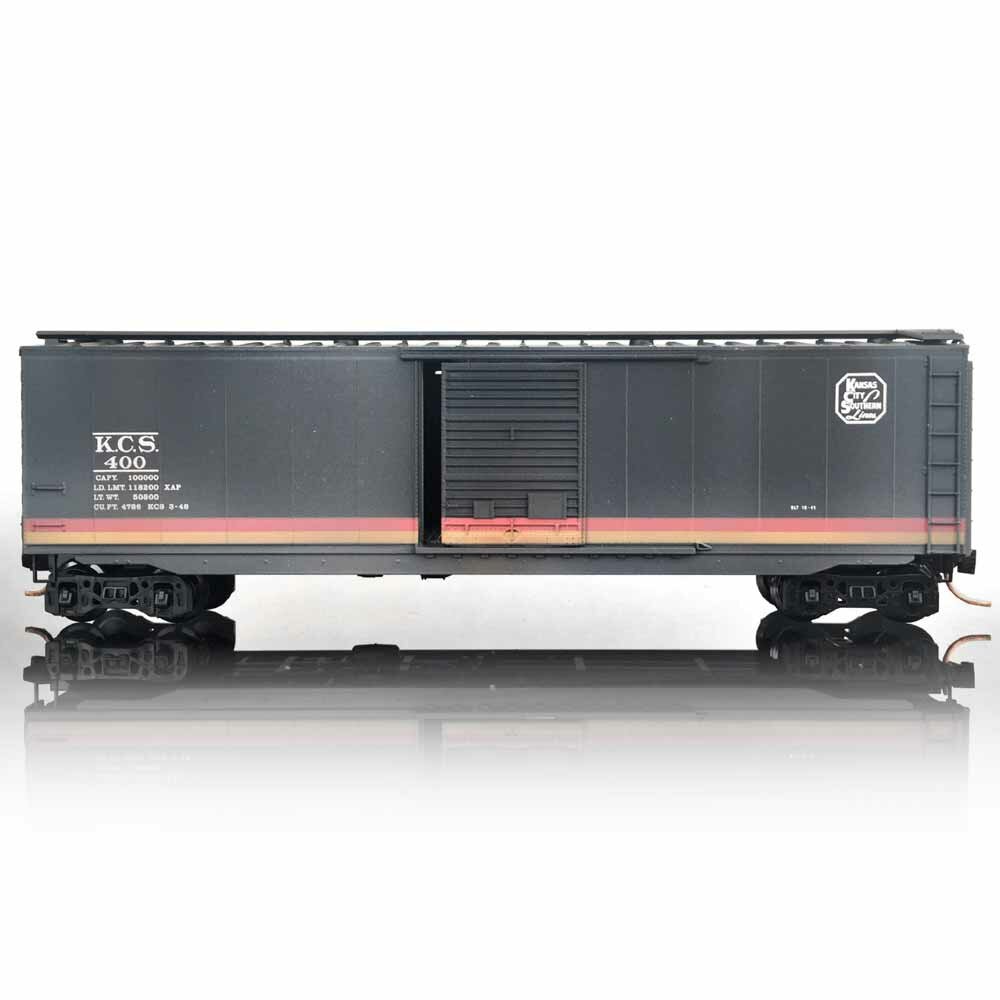 Вагон 1/160 MTL Micro-Trains Line 03144370 50' Standard Box Car, Single Door WEATHERED KANSAS CITY SOUTHERN KCS #400