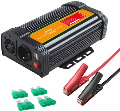 Автомобильный инвертор Digma AI1000-12W 1000Вт