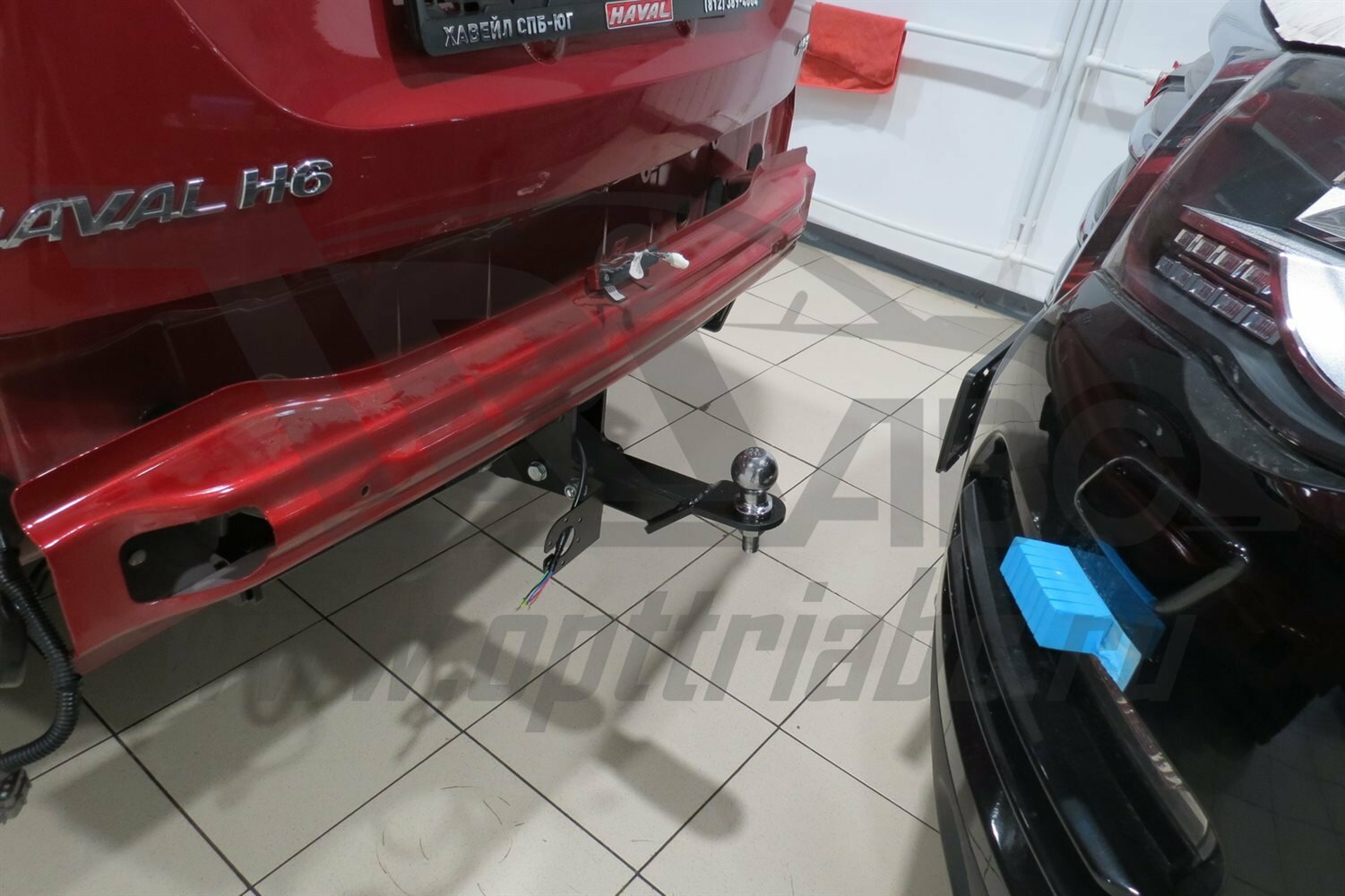 Фаркоп Haval H6 2015-2020, Haval M6 2023- съемное крепление шара, (без электрики, паспорт и сертификат в комплекте) Motodor.93104-E